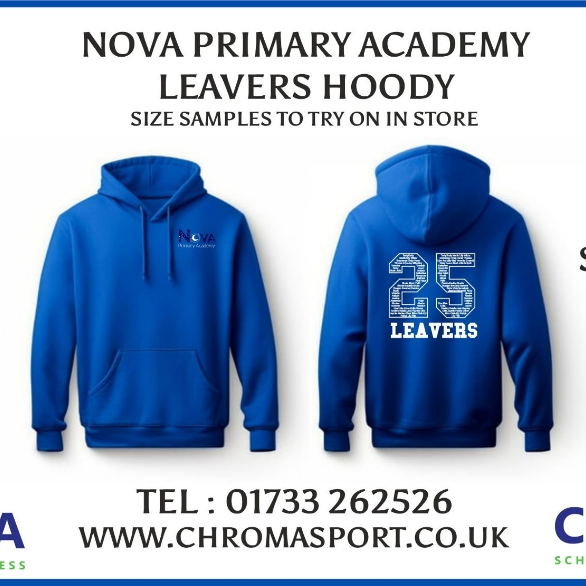 Nova Primary Academy - Year 6 Leaver Hoodies